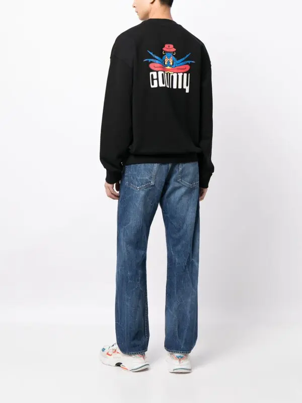 COUNTY OF MILAN Logo Print Sweatshirt