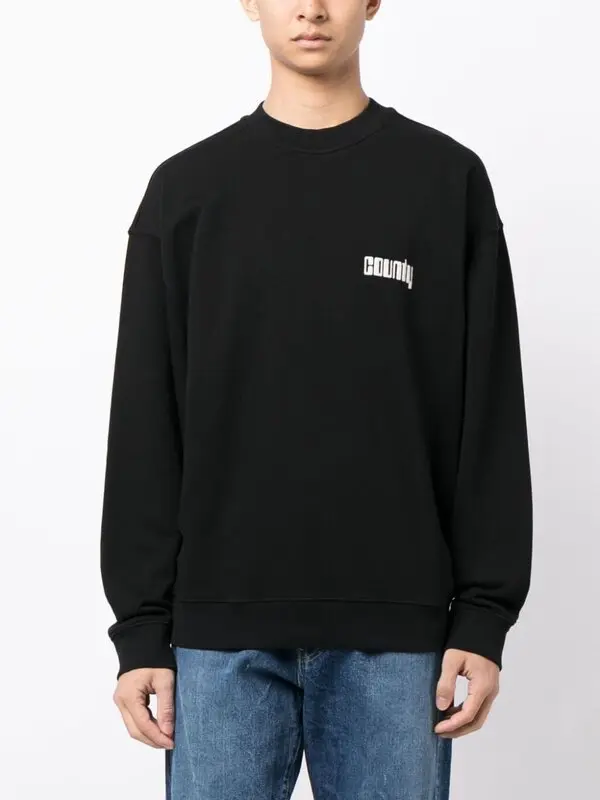 COUNTY OF MILAN Logo Print Sweatshirt
