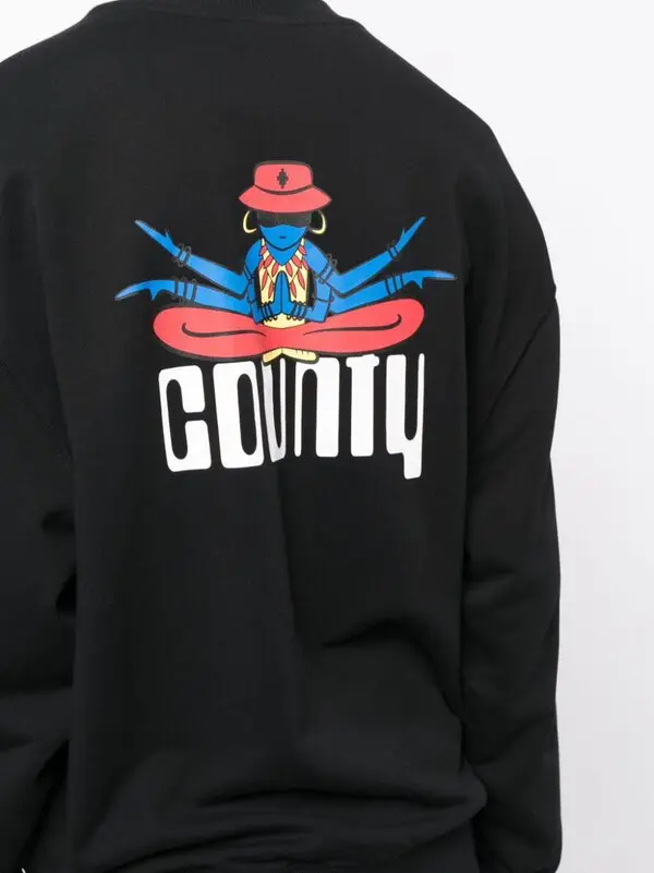 COUNTY OF MILAN Logo Print Sweatshirt