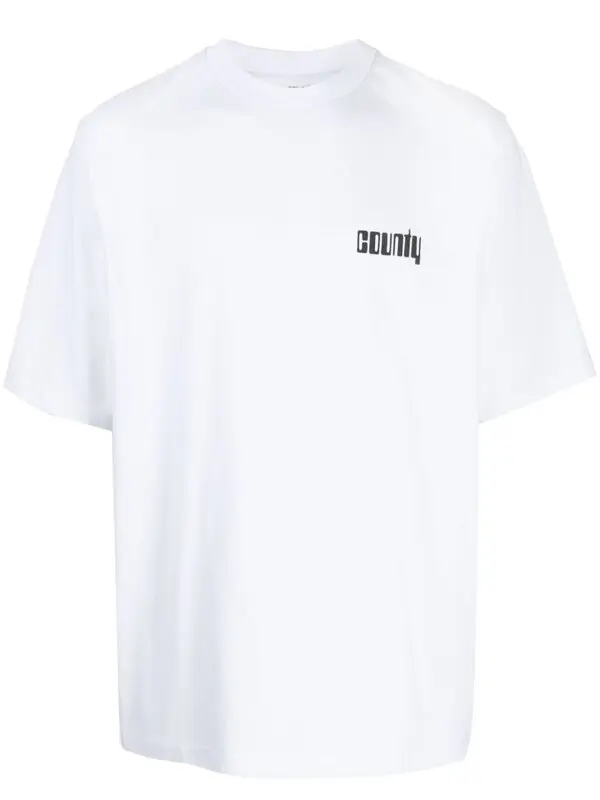 COUNTY OF MILAN Logo-print T-shirt