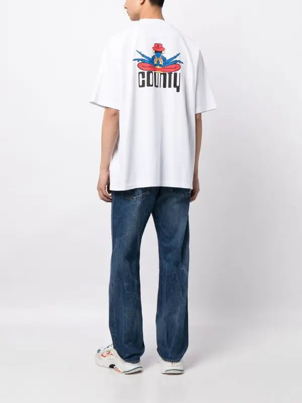 COUNTY OF MILAN Logo-print T-shirt
