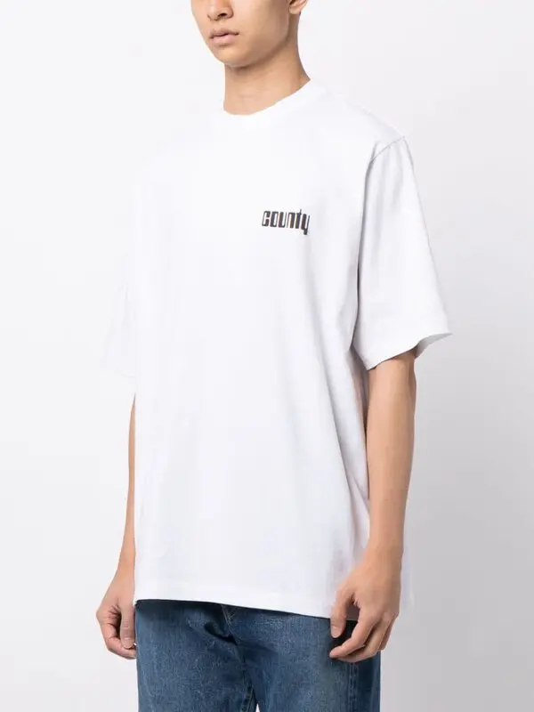 COUNTY OF MILAN Logo-print T-shirt