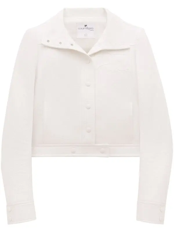 COURREGES Reedition Vinyl Jacket - White