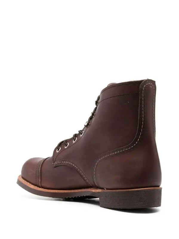 Red Wing Iron Ranger Leather Ankle Boots - Brown