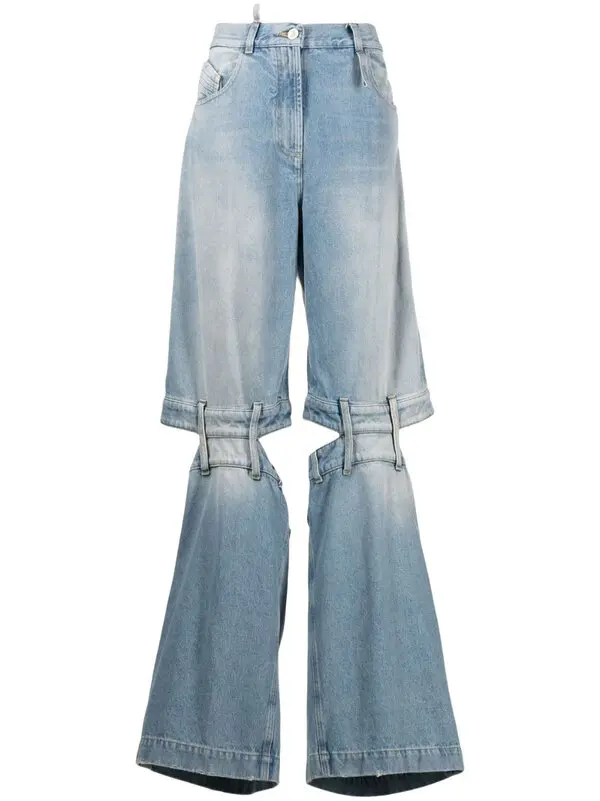 Attico Ashton Wide-leg Jeans