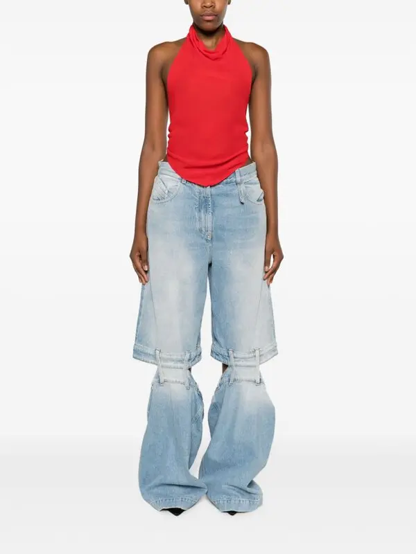 Attico Ashton Wide-leg Jeans