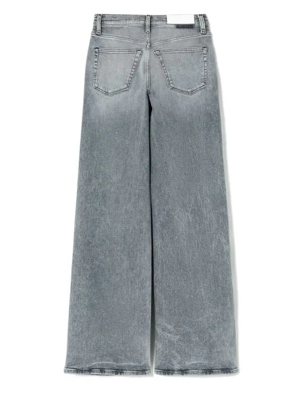 RE/DONE Logo-patch Wide-leg Jeans