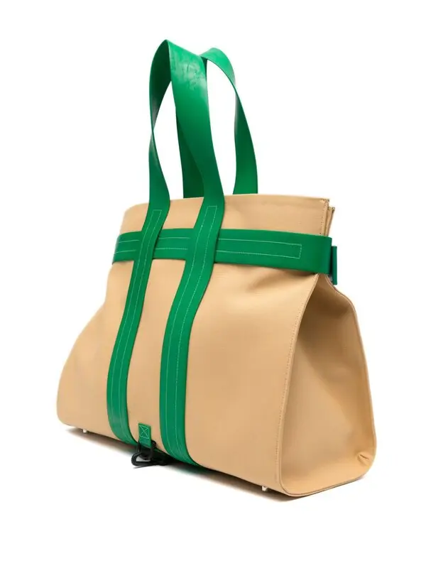 Sunnei Parallelepipedo Canvas Tote Bag - Neutrals | Editorialist