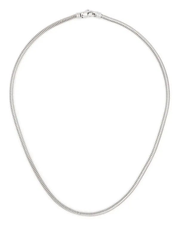 Tom Wood Snake Chain Necklace - Silver