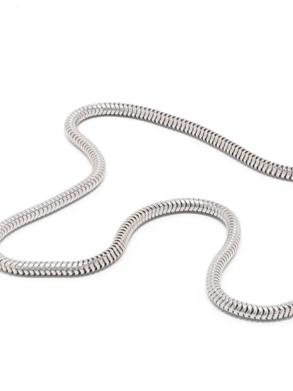 Tom Wood Snake Chain Necklace - Silver