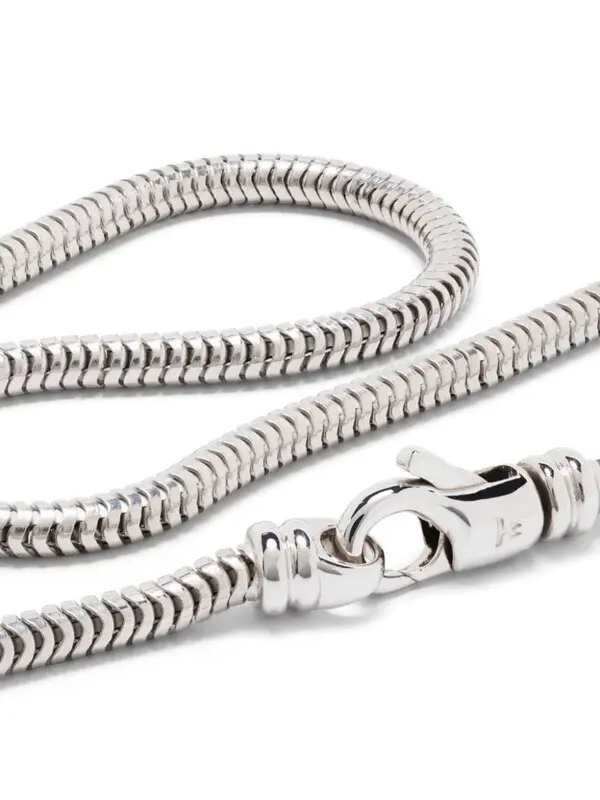 Tom Wood Snake Chain Necklace - Silver