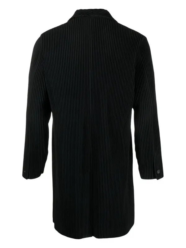 Issey Miyake Fully-pleated Plissé Long Coat