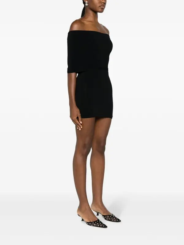 Wardrobe.NYC Off-shoulder Bodycon Mini Dress