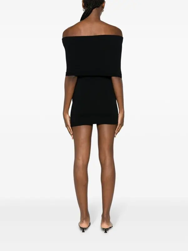 Wardrobe.NYC Off-shoulder Bodycon Mini Dress
