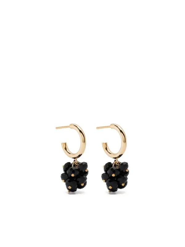 Isabel Marant Étoile Tone Crystal Embellished Hoop Earrings - Gold