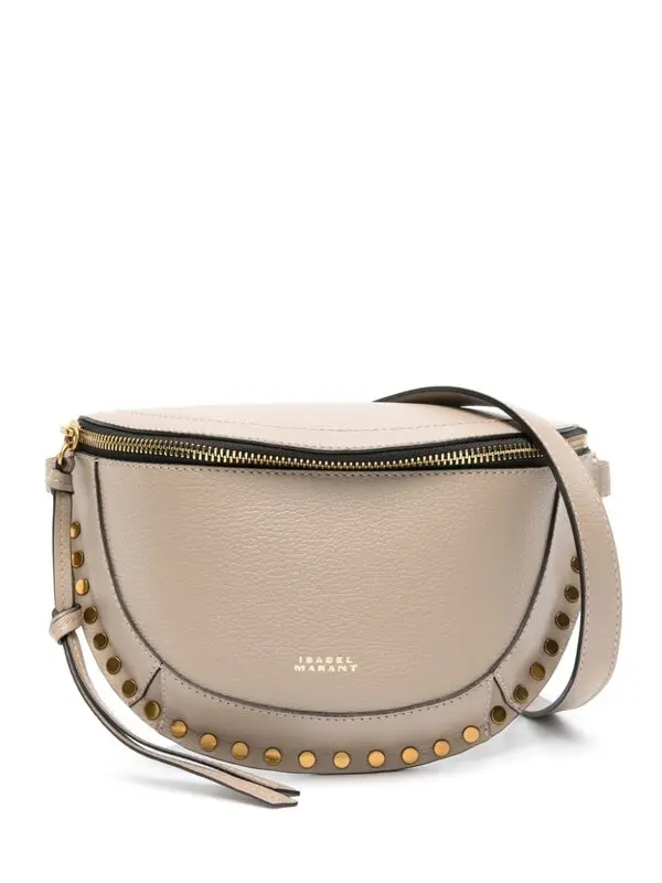 Isabel Marant Étoile Skano Stud-embellished Shoulder Bag - Neutrals