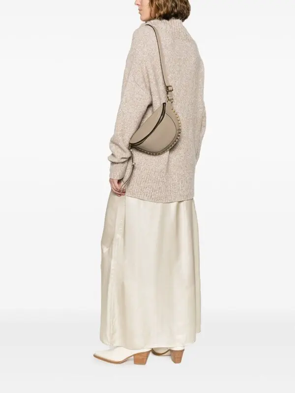 Isabel Marant Étoile Skano Stud-embellished Shoulder Bag - Neutrals