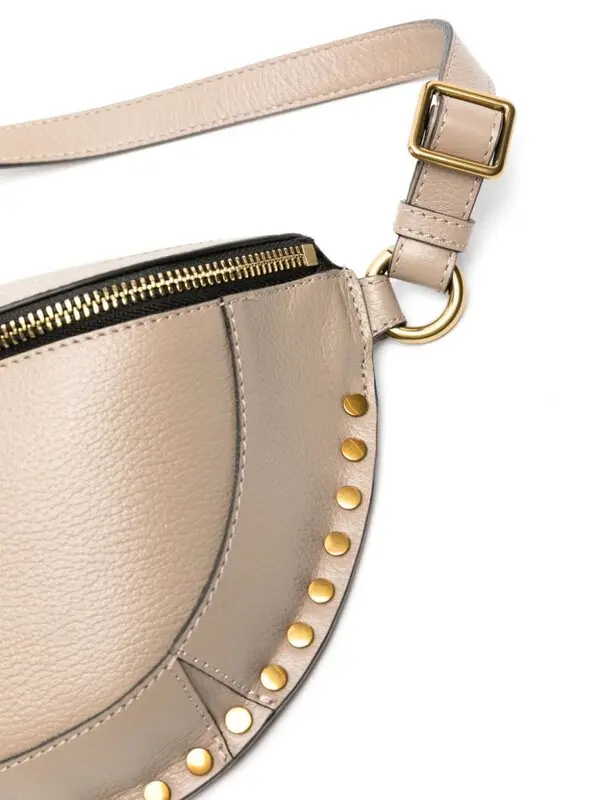 Isabel Marant Étoile Skano Stud-embellished Shoulder Bag - Neutrals