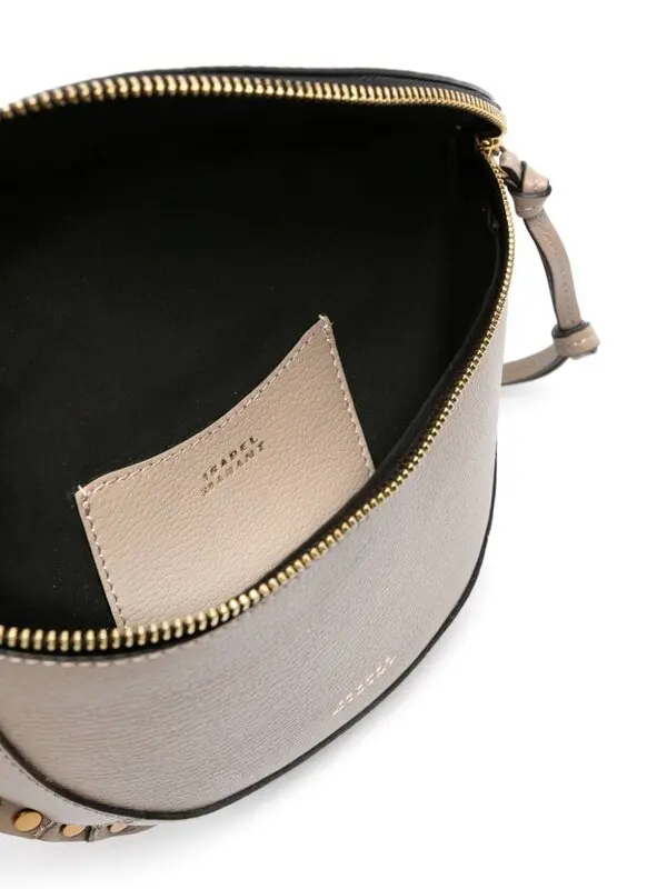 Isabel Marant Étoile Skano Stud-embellished Shoulder Bag - Neutrals