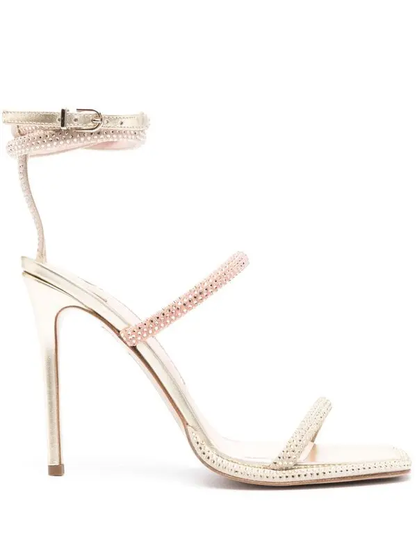 SOPHIA WEBSTER Callista 110mm Leather Sandals - Gold