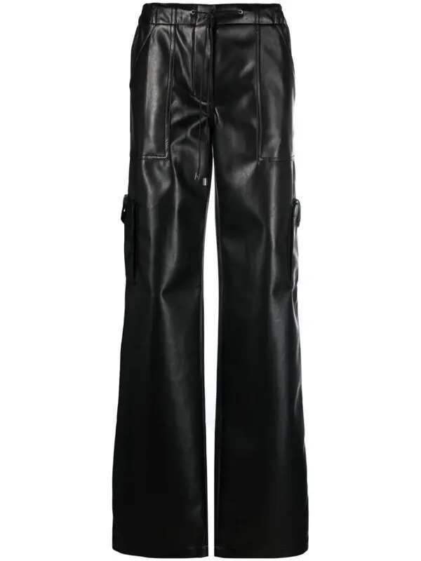 Ermanno Scervino Faux Leather Trousers