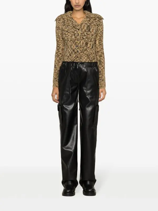 Ermanno Scervino Faux Leather Trousers