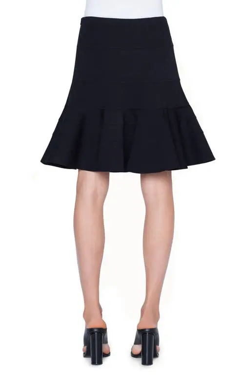 Akris Tiered Flare Jersey Skirt