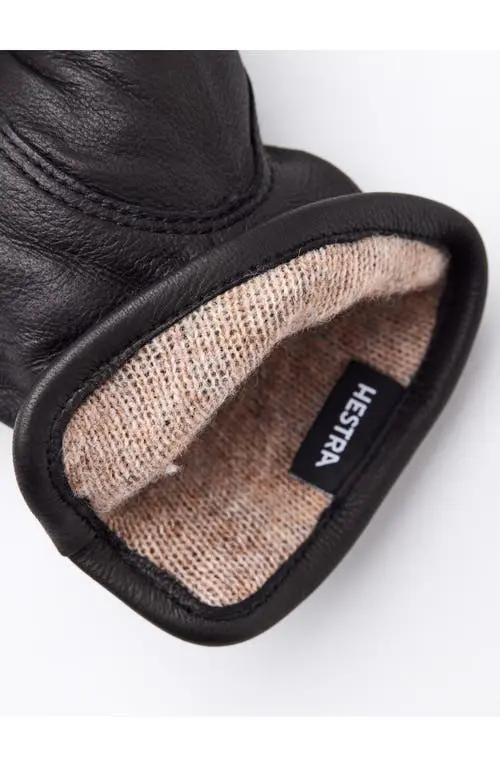 HESTRA Andrew Leather Gloves - Black