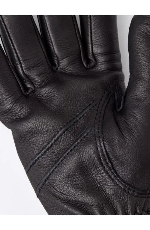 HESTRA Andrew Leather Gloves - Black