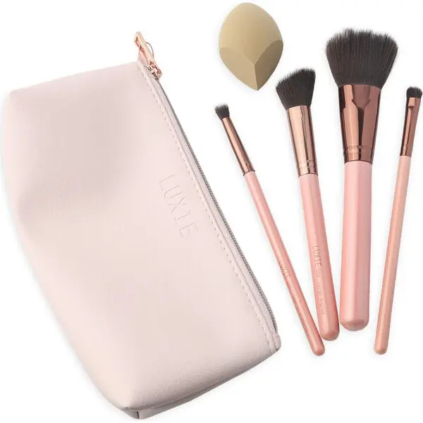 LUXIE Getaway Travel 6-piece Brush Set - Pink