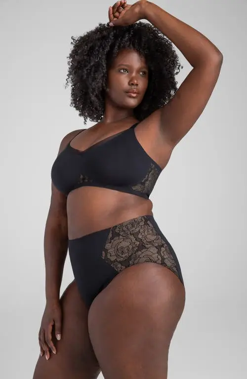 HONEYLOVE Lace Crossover Briefs - Runway