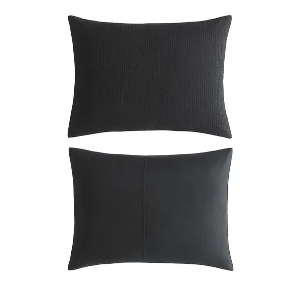 Vera Wang Waffle Pique Cotton Duvet Cover Set