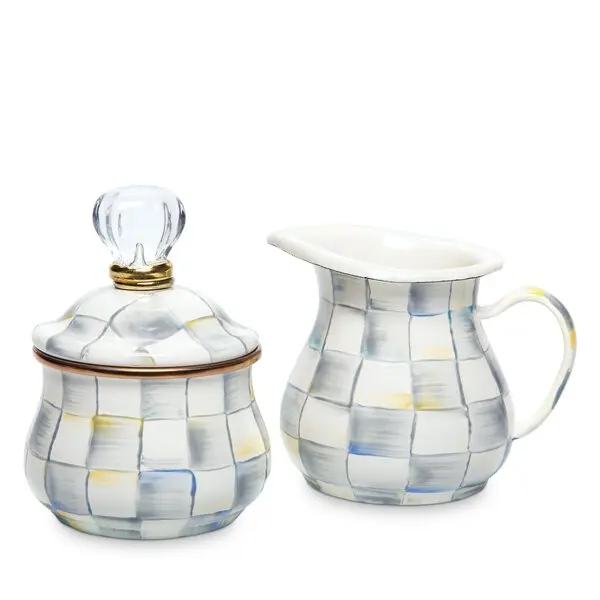 MACKENZIE-CHILDS Sterling Check Creamer - Multi