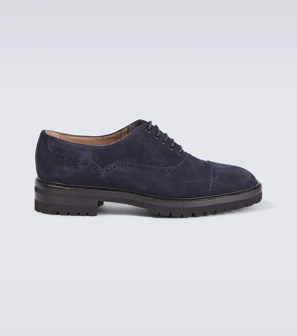 Manolo Blahnik Norton Suede Brogues