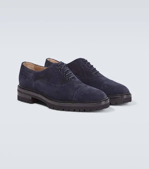 Manolo Blahnik Norton Suede Brogues