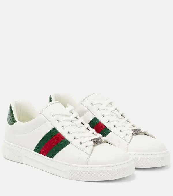 Gucci Ace Leather Sneakers - Multicoloured