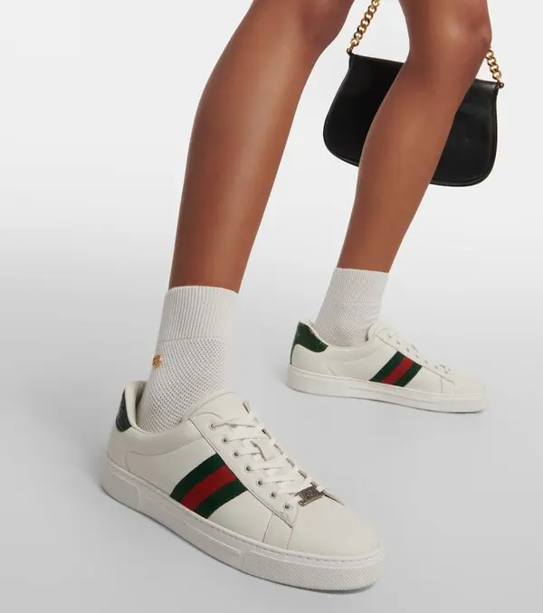 Gucci Ace Leather Sneakers - Multicoloured