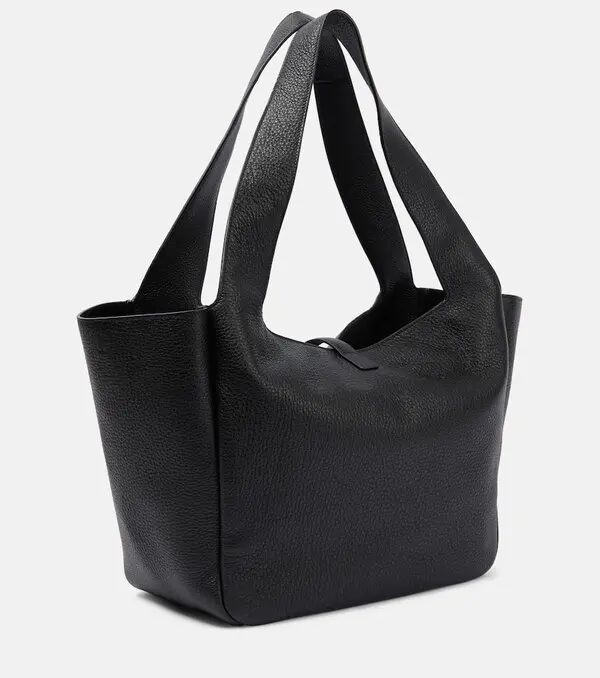 Saint Laurent Le 5 À 7 Bea Leather Tote Bag