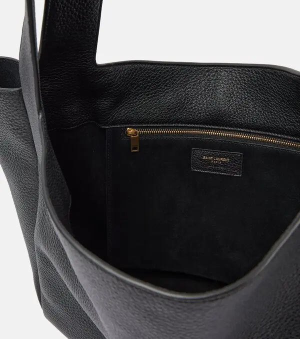 Saint Laurent Le 5 À 7 Bea Leather Tote Bag