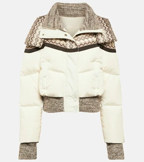 Chloé Printed Down Jacket