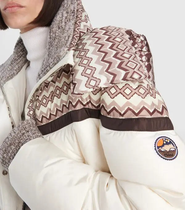 Chloé Printed Down Jacket