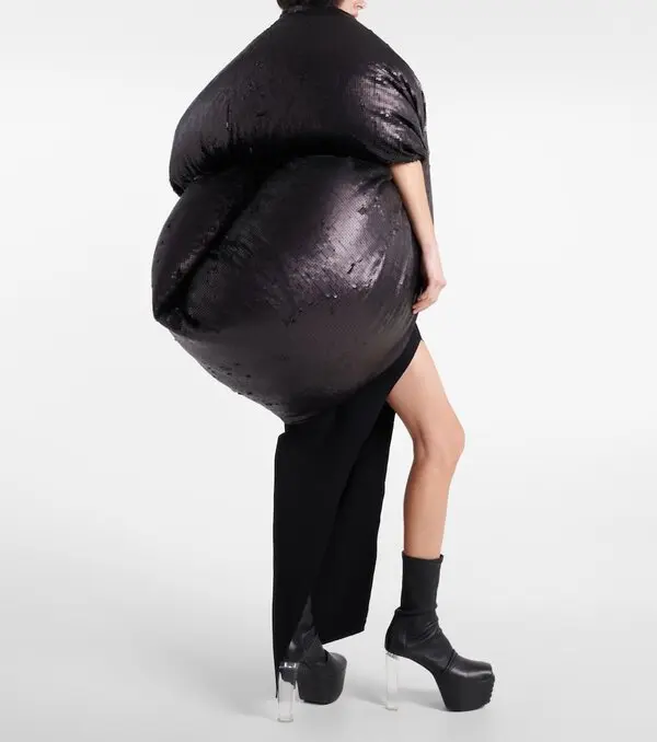 Rick Owens Sequined Down Jacket