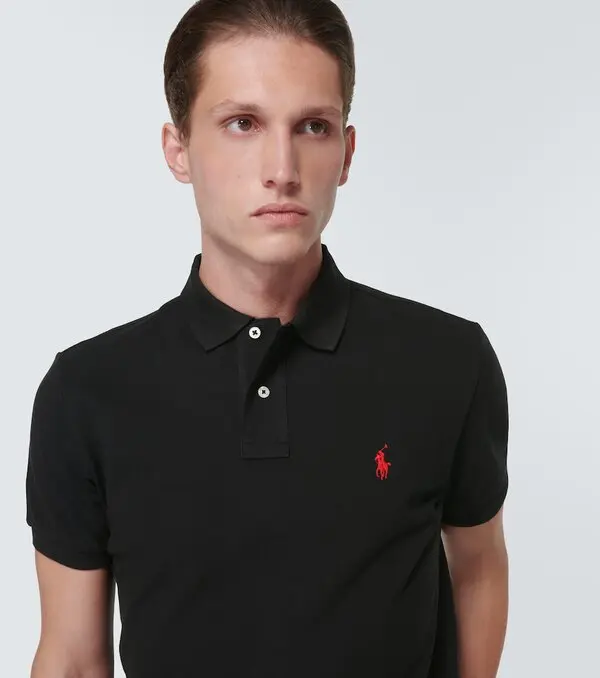 Polo Ralph Lauren Cotton Polo Shirt - Black