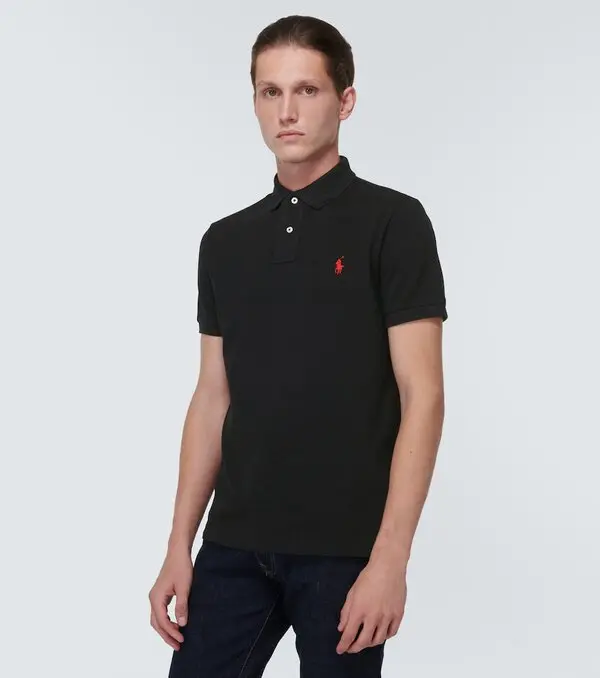 Polo Ralph Lauren Cotton Polo Shirt - Black