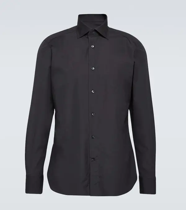 Zegna Cotton Shirt - Grey