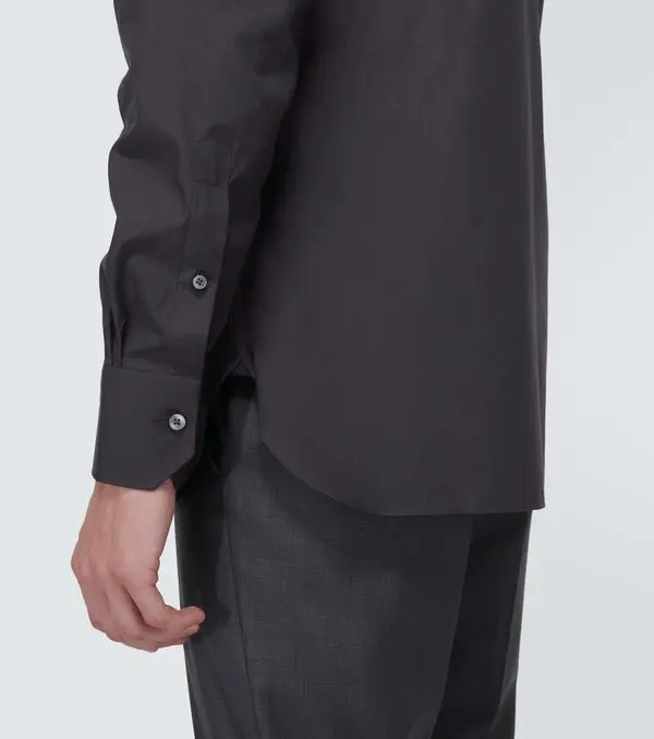 Zegna Cotton Shirt - Grey