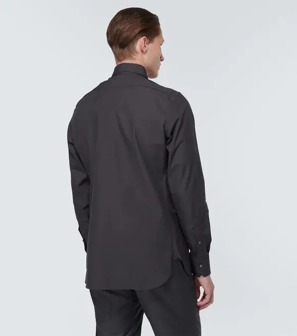 Zegna Cotton Shirt - Grey