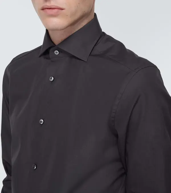 Zegna Cotton Shirt - Grey