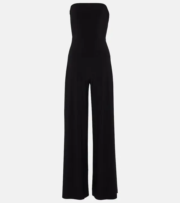 Norma Kamali Strapless Jumpsuit - Black