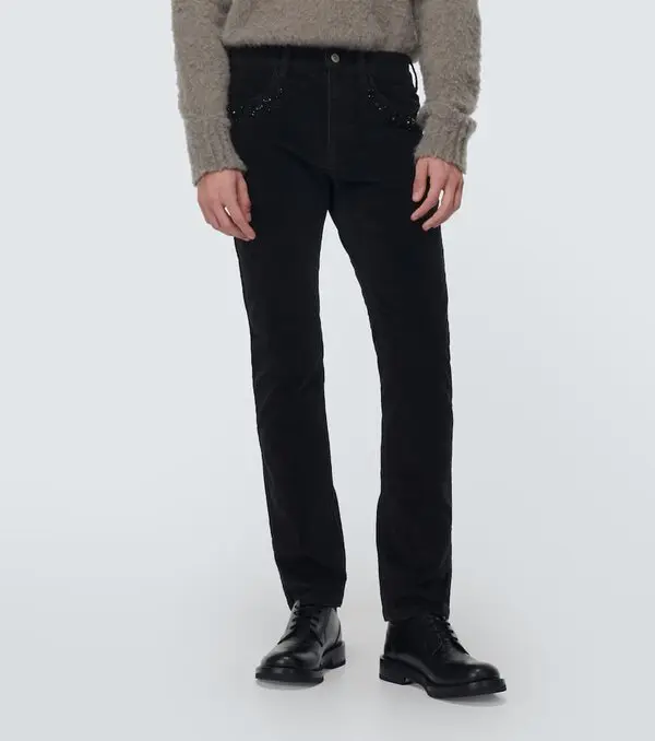 Undercover Studded Corduroy Slim Pants